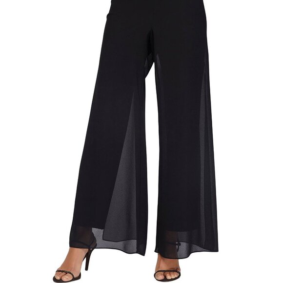 R&K | Pants & Jumpsuits | Rk Evening Chiffon Palazzo Fly Away Wide Leg ...